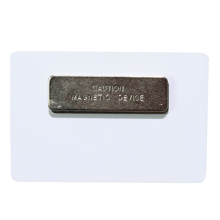 MSC 2" x 3" Name Badge - White – Fat Brands Uniforms
